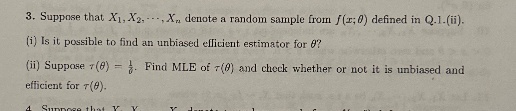 Solved Suppose that x1,x2,cdots,xn ﻿denote a random sample | Chegg.com