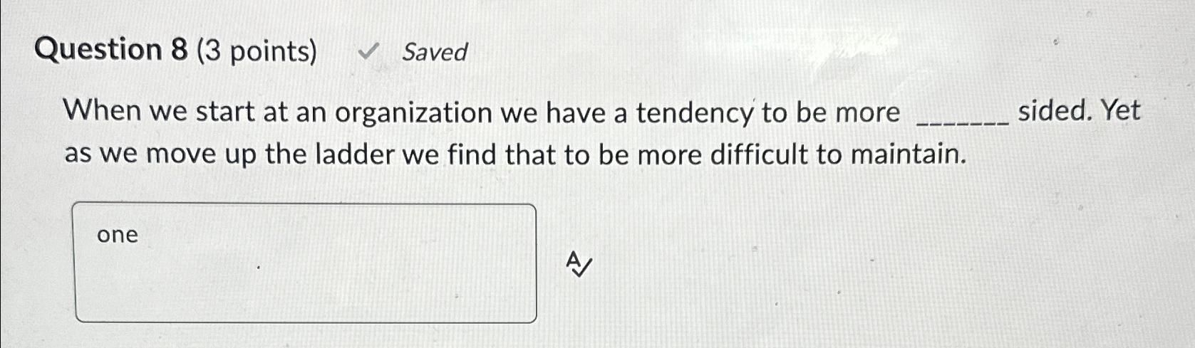 Solved Question 8 (3 ﻿points) ﻿SavedWhen we start at an | Chegg.com