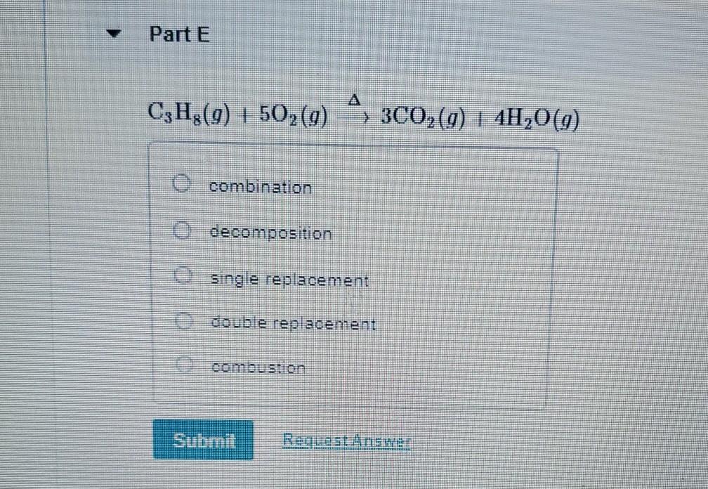 Solved Part A 2FeCl3(aq) + Cl2(9) - 2FeCl3(aq) combination O | Chegg.com