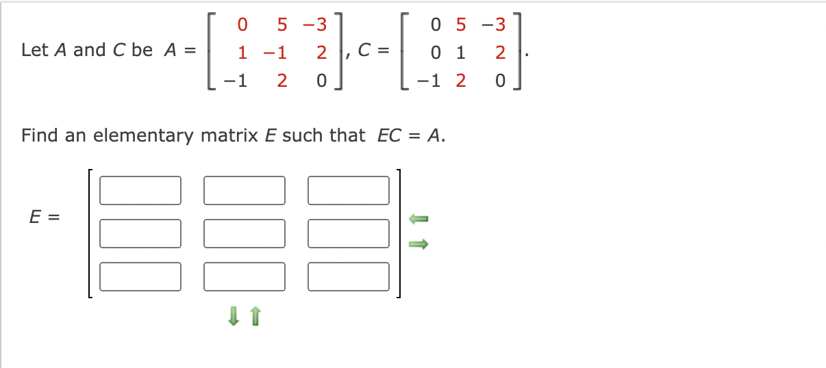 Solved Find the inverse of the matrix using elementary | Chegg.com