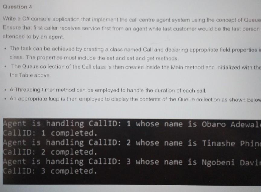 Solved Question 4Write a CH console application that | Chegg.com