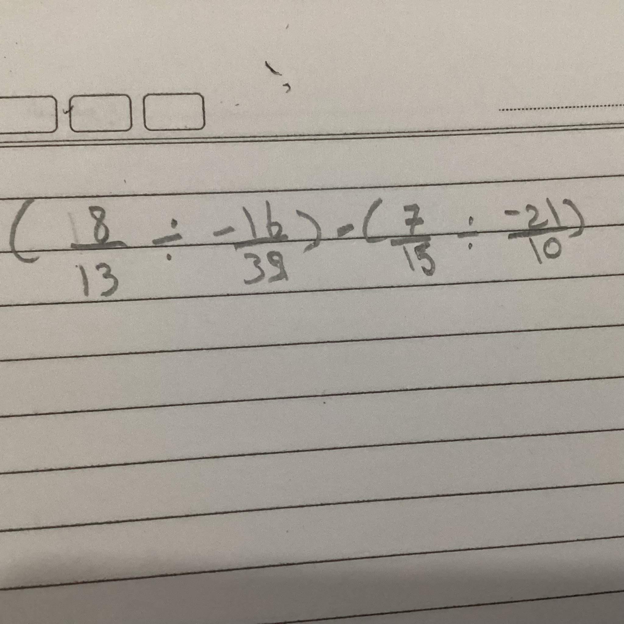 Solved (813÷-1632)-(715÷-2110) | Chegg.com