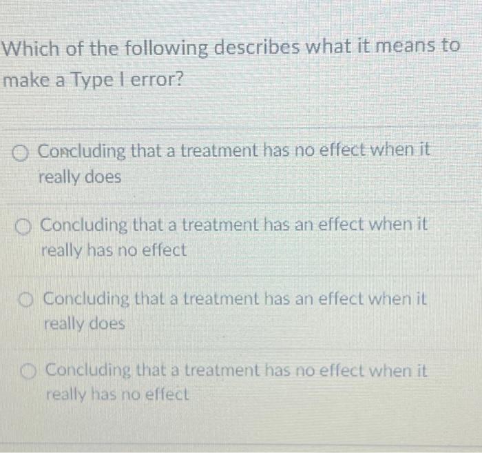 Solved Which of the following describes what it means to | Chegg.com