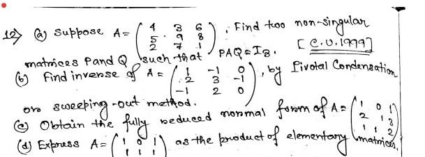 Solved 4 3 9 4 6 8 1 hon Pivotal Condensation 13 @ Suppose | Chegg.com