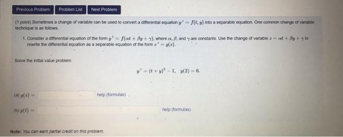 Solved Previous Problem Problern List Next Problem (polrt) | Chegg.com