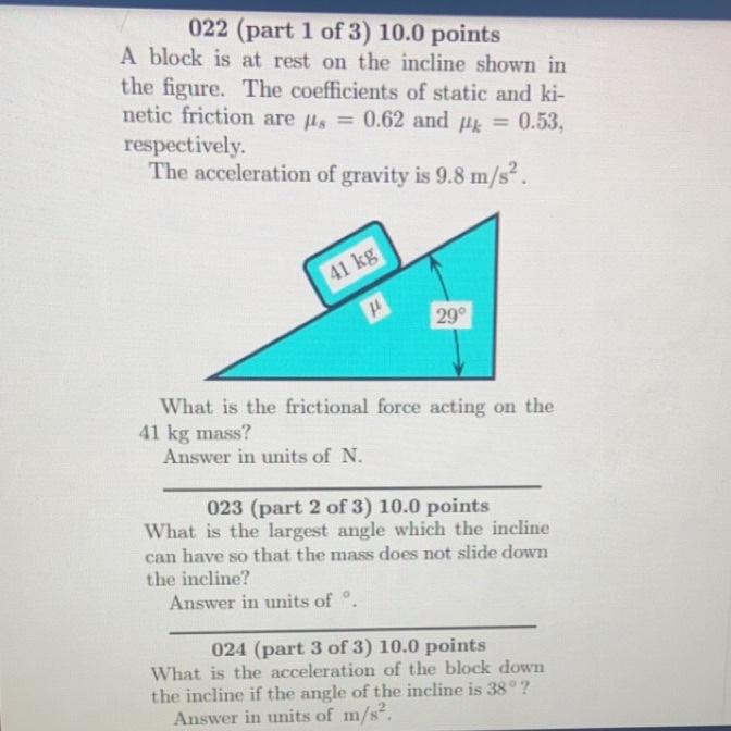 Solved i need help on question 22, question 23 & question | Chegg.com