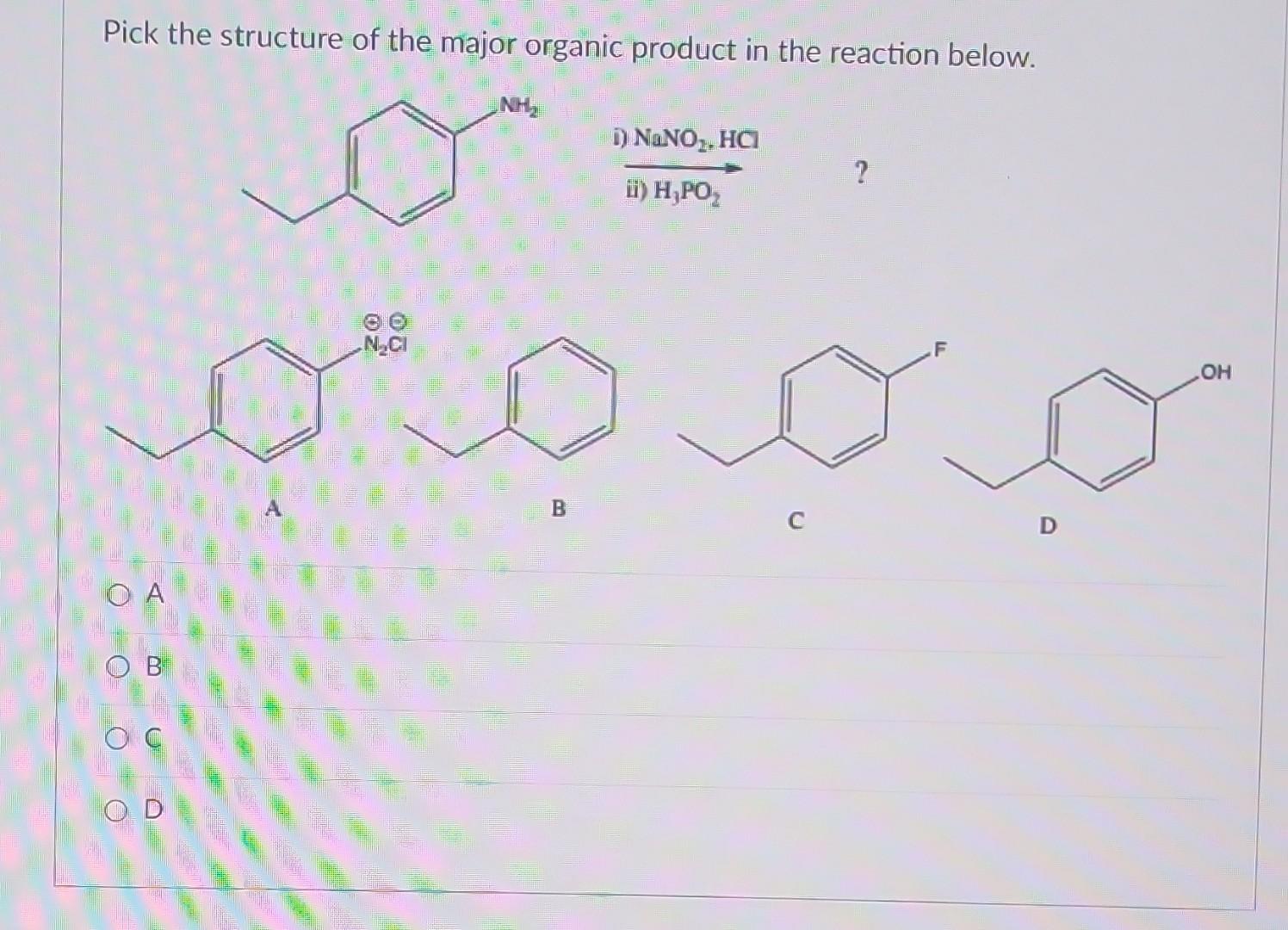 Solved Predict major product:Pick the structure of the major | Chegg.com