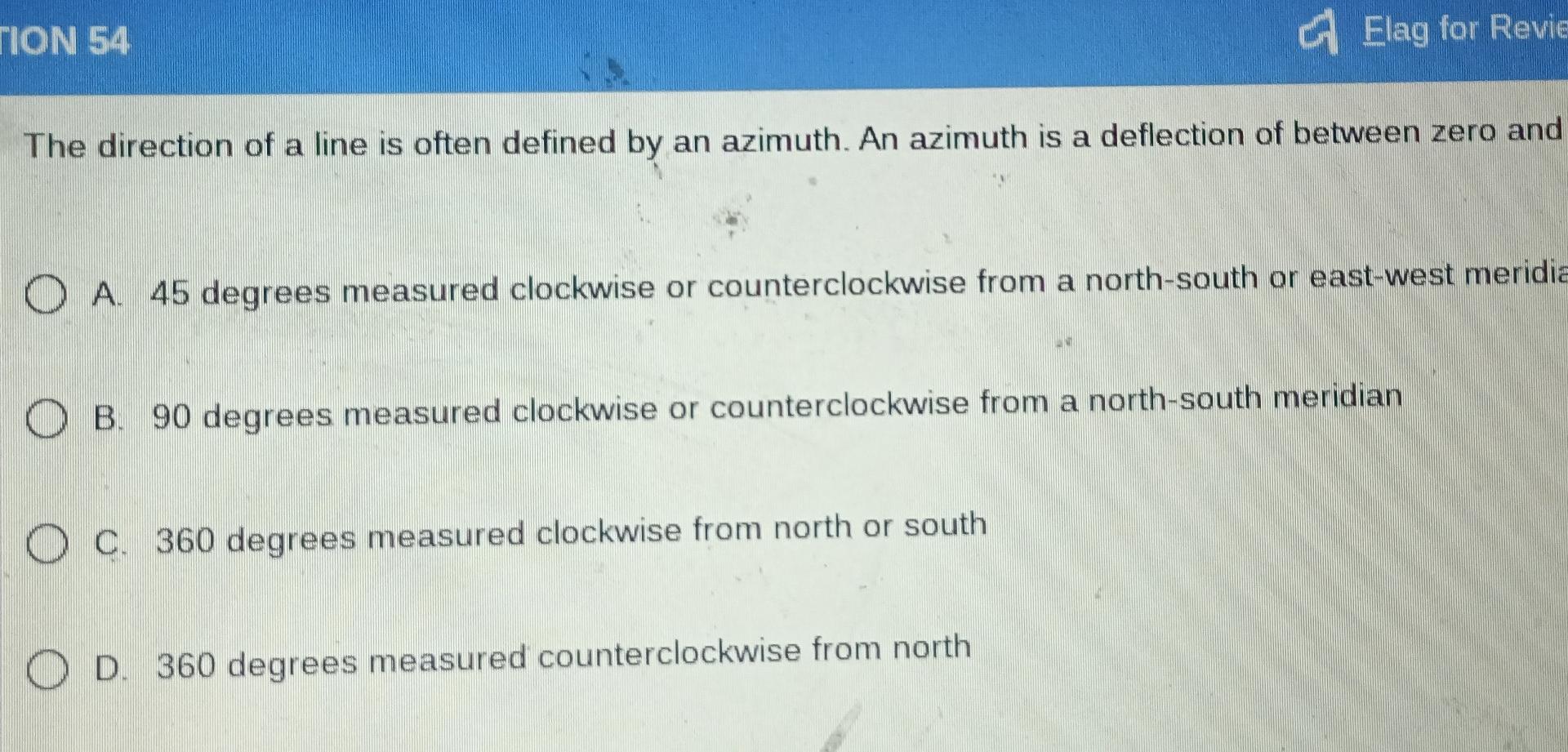 Solved The direction of a line is often defined by an | Chegg.com
