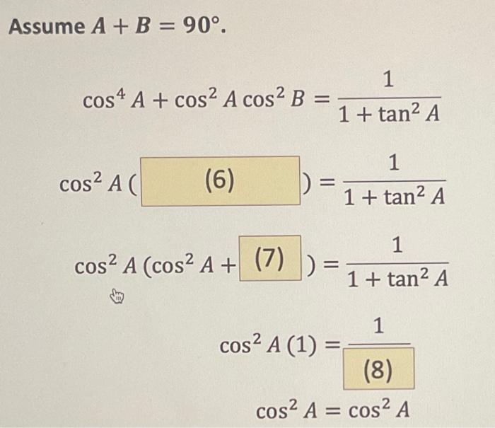 Solved me A+B=90∘ | Chegg.com