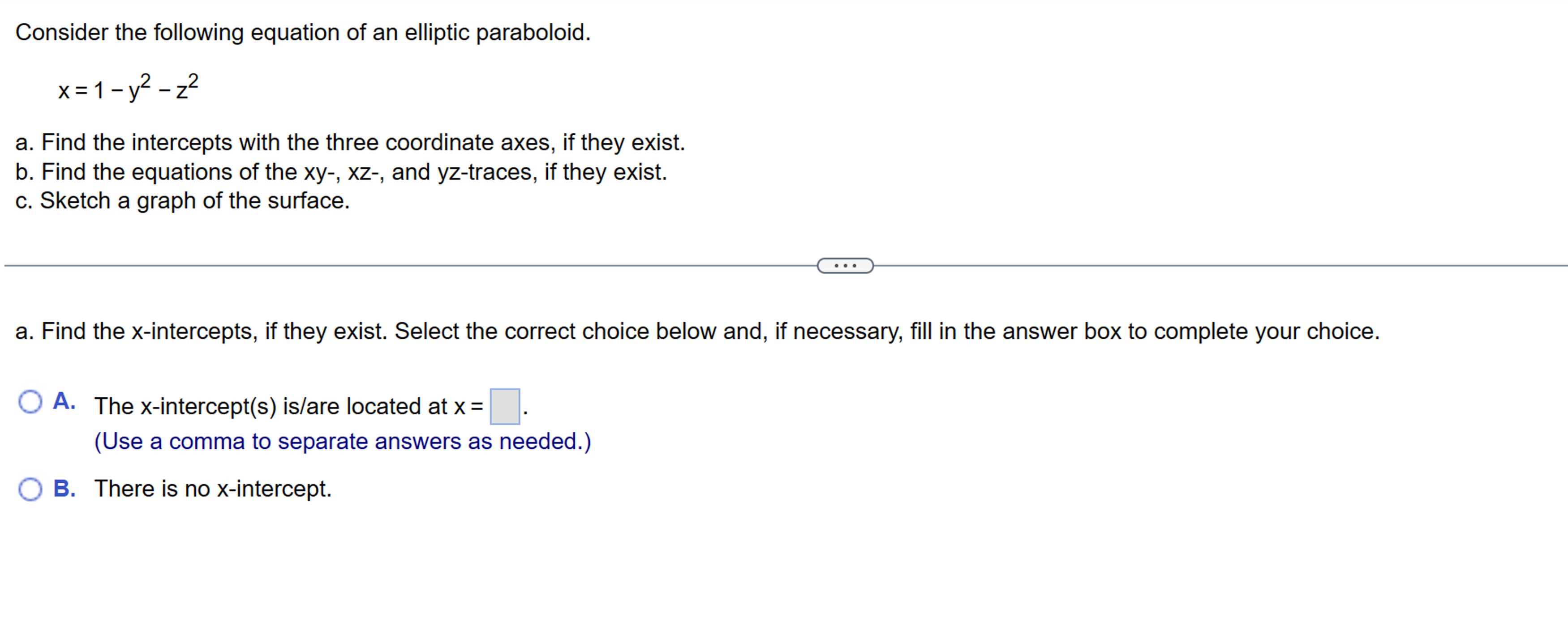 Consider the following equation of an elliptic | Chegg.com