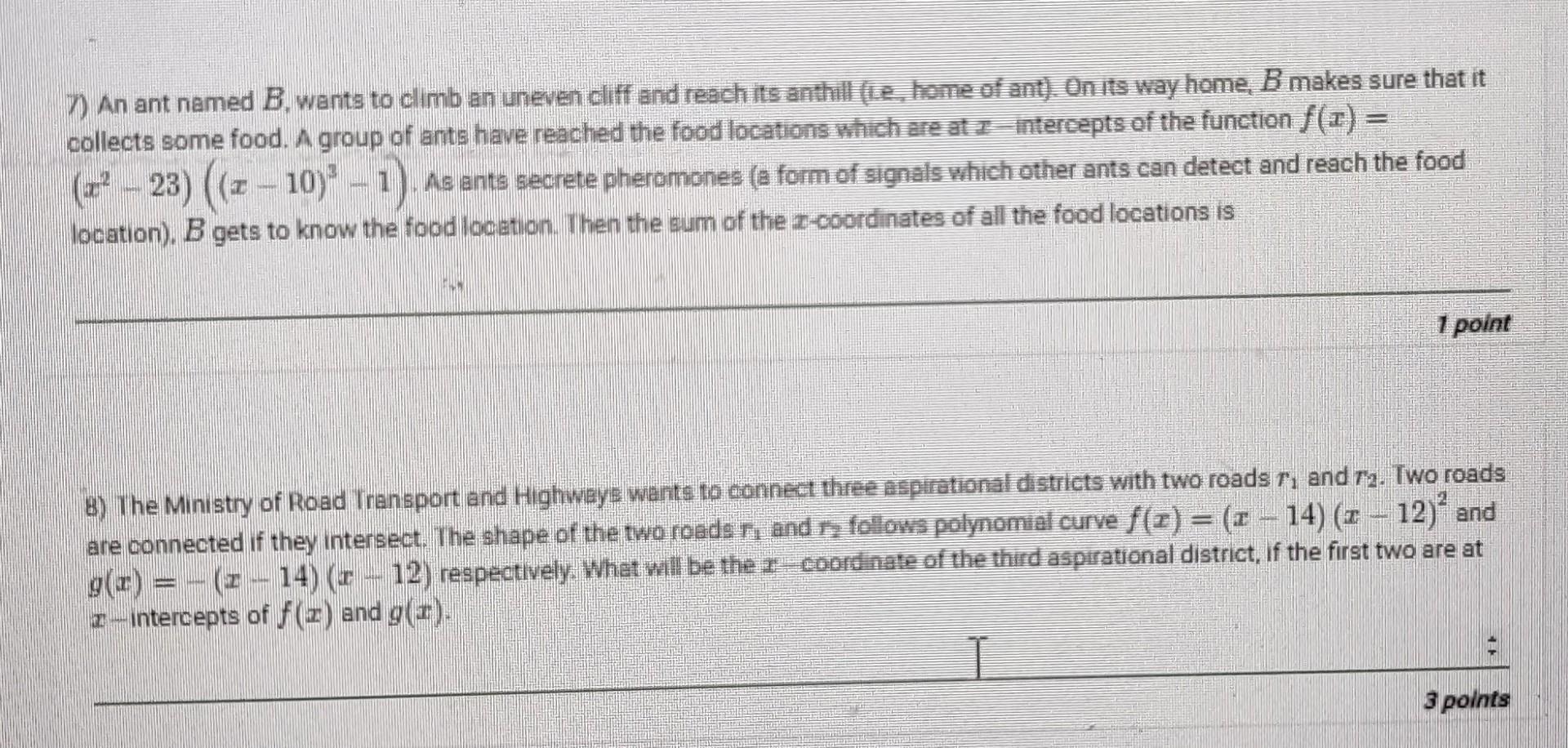 Solved 7) An ant named B, wants to climb an uneven cliff and | Chegg.com Solved 7) An ant named B, wants to climb an uneven cliff and | Chegg.com
