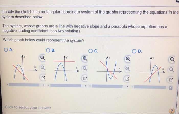 Solved Identify the sketch in a rectangular coordinate | Chegg.com