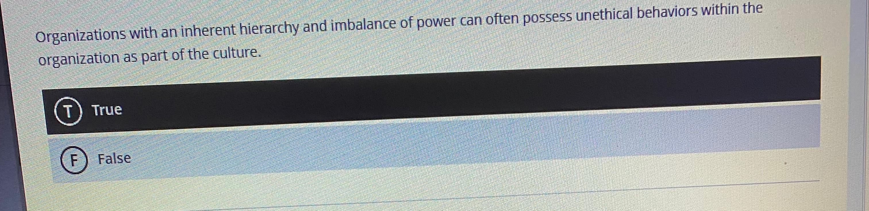 Solved Organizations with an inherent hierarchy and | Chegg.com