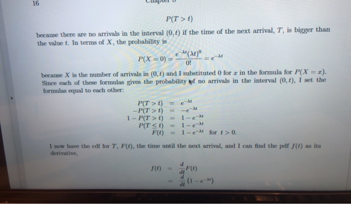 Solved Reason arrivals poisson and time continuous - exp | Chegg.com