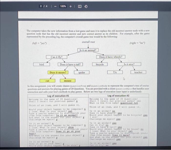 This project focuses on binary trees and recursion. | Chegg.com