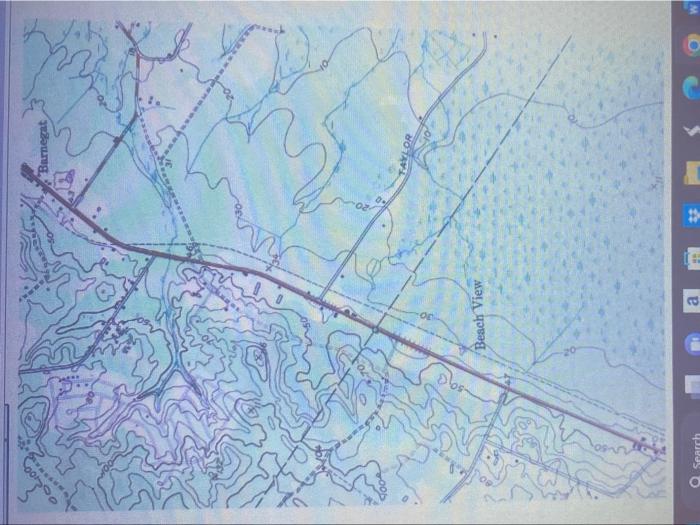 Solved Look for the stream in the middle area of the map | Chegg.com