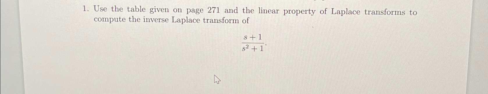 Solved Use the table given on page 271 ﻿and the linear | Chegg.com