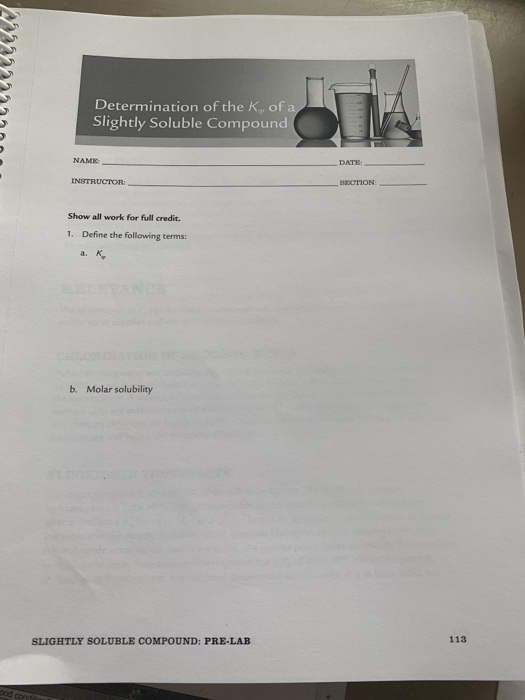 Solved Buffers and Salt Hydrolysis DATE NAME INSTRUCTOR | Chegg.com