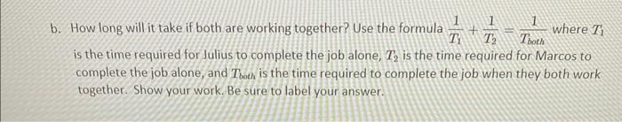 Solved A transportation engineer uses the formula, | Chegg.com