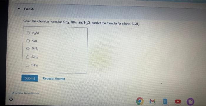 Solved Given the chemical formulas CH4,NH3, and H2O, predict | Chegg.com