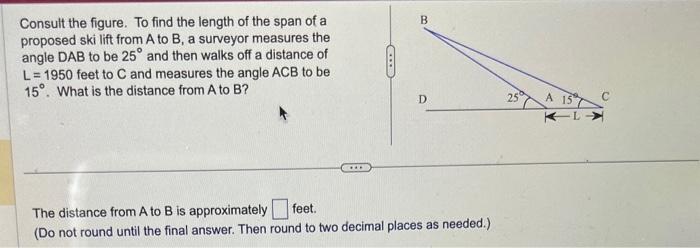 Solved Consult the figure. To find the length of the span of | Chegg.com