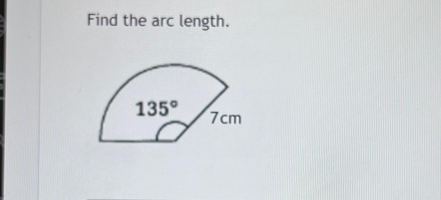 Solved Find the arc length. | Chegg.com