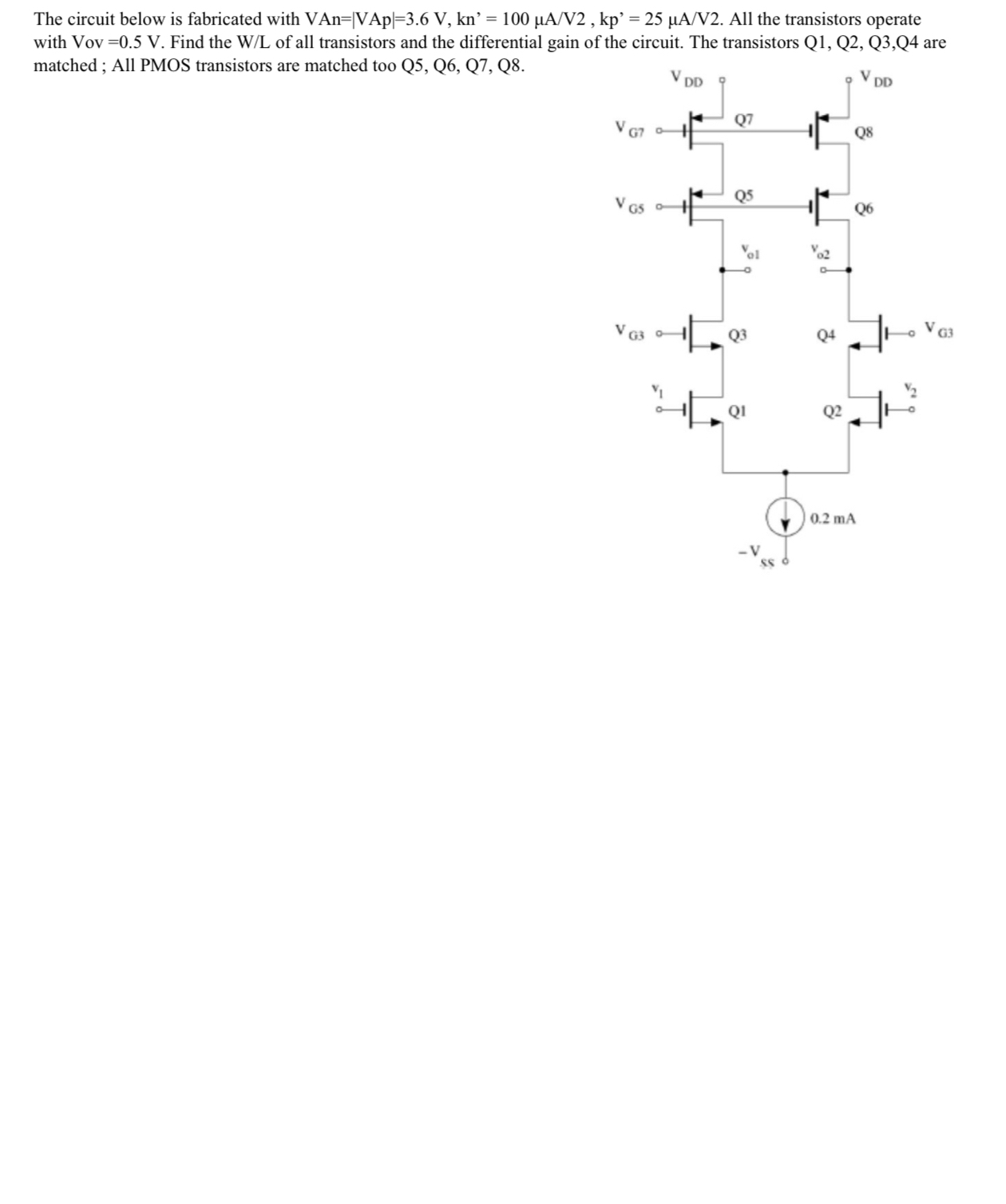 Solved The circuit below is fabricated with | Chegg.com