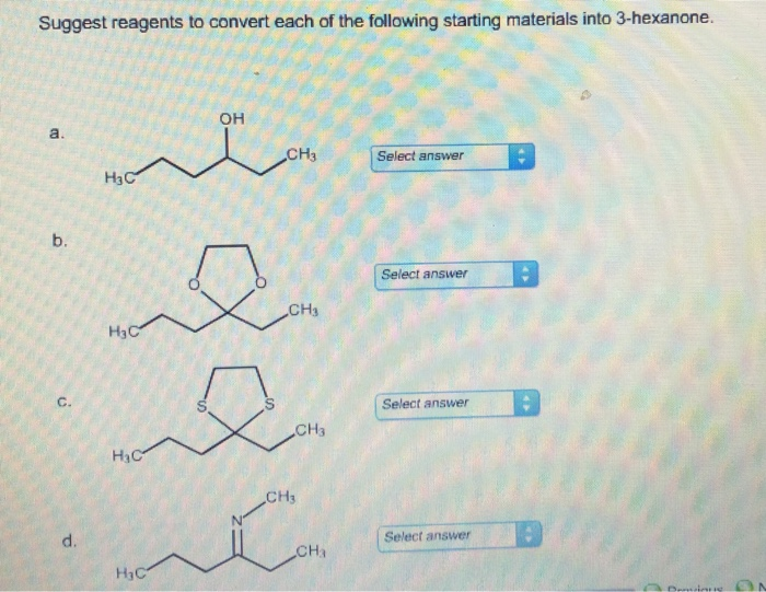 Suggest reagents to convert each of the following | Chegg.com