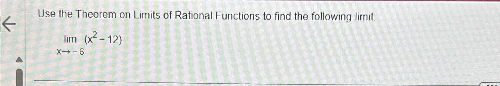 Solved Use the Theorem on Limits of Rational Functions to | Chegg.com