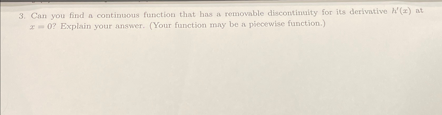 Solved Can you find a continuous function that has a | Chegg.com