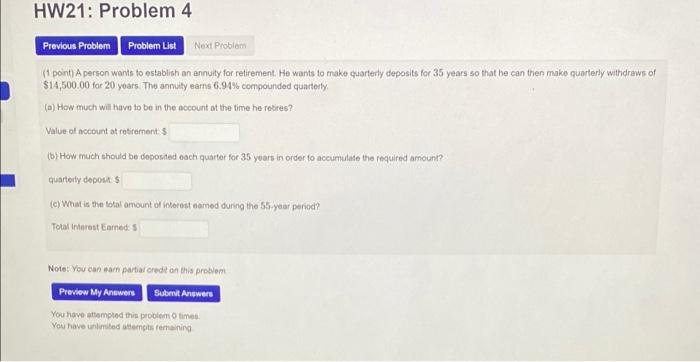Solved HW21: Problem 4 Previous Problem Problem List Next | Chegg.com