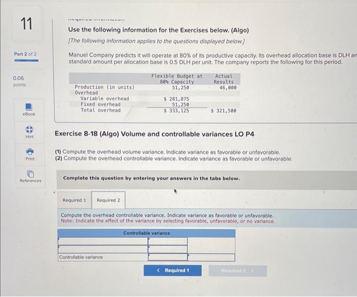 Solved Required information Use the following information | Chegg.com