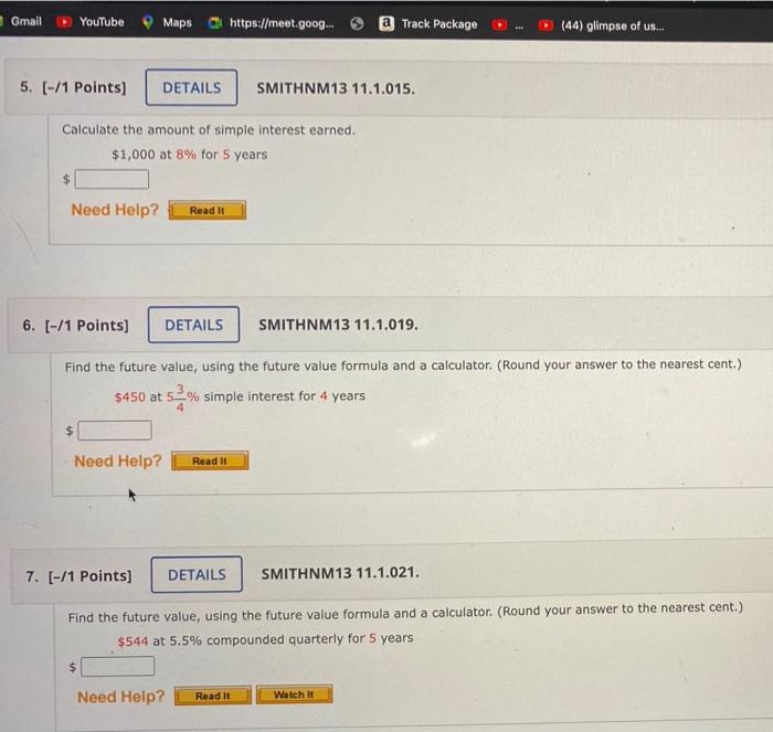 Solved Calculate the amount of simple interest earned. | Chegg.com