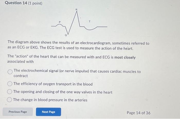 Solved Question 14 (1 point) The diagram above shows the | Chegg.com