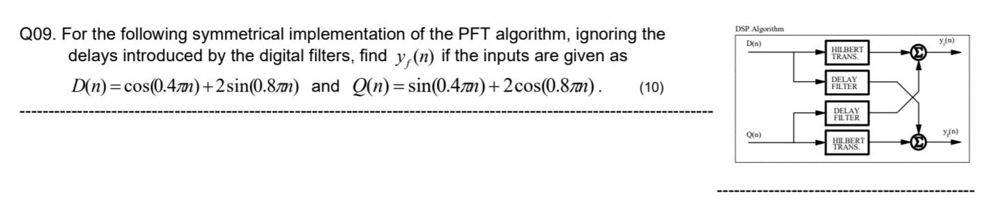 Q09. For the following symmetrical implementation of | Chegg.com