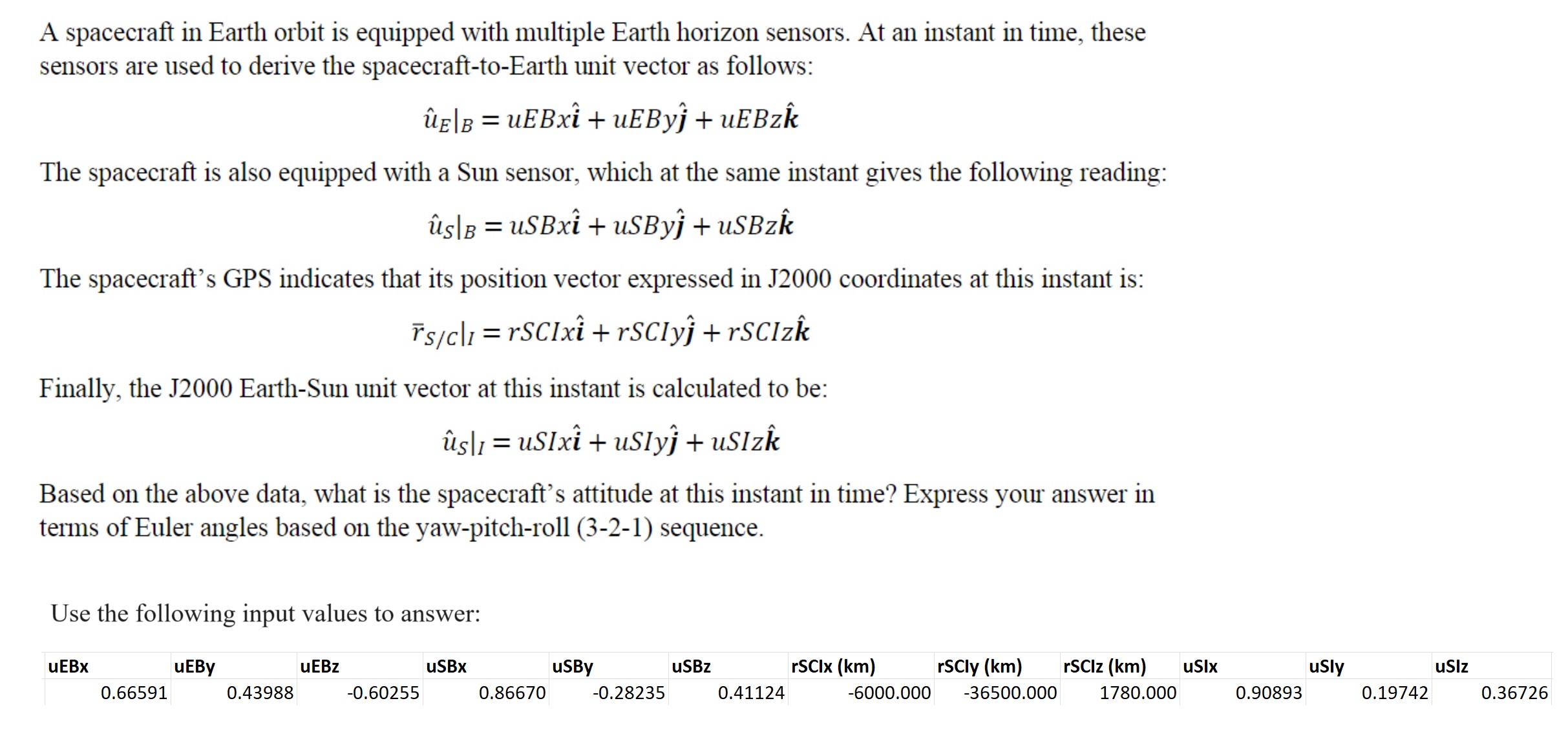Solved A spacecraft in Earth orbit is equipped with multiple | Chegg.com