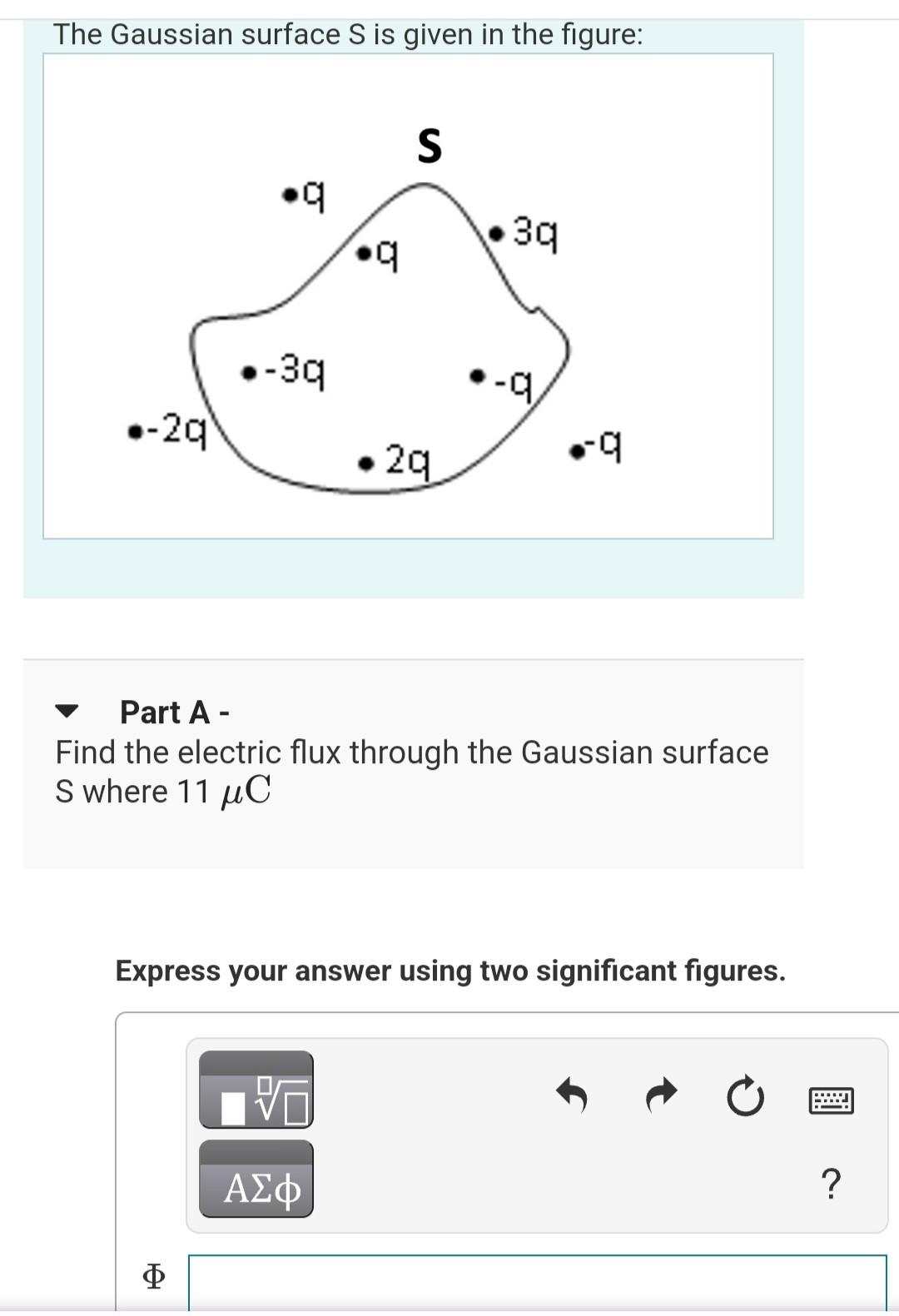 Solved Find the electric flux through the Gaussian surface S | Chegg.com