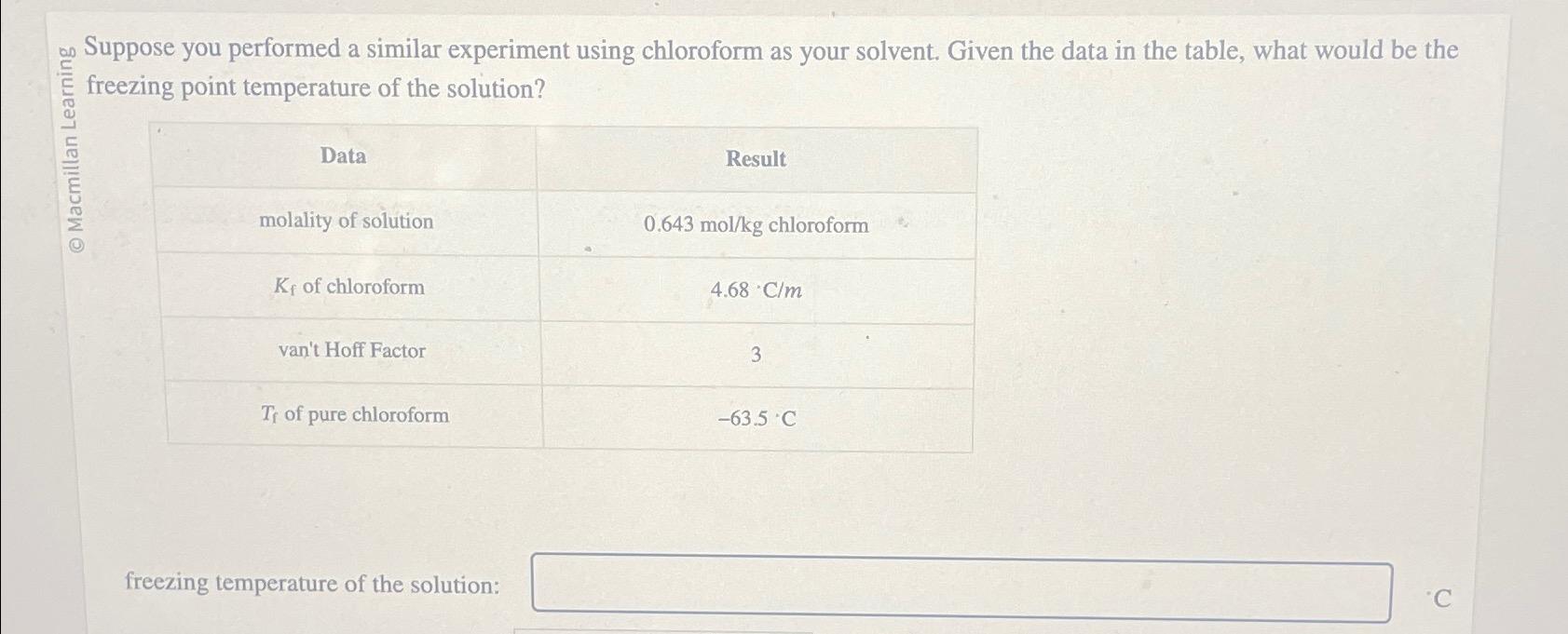 Solved Suppose you performed a similar experiment using | Chegg.com