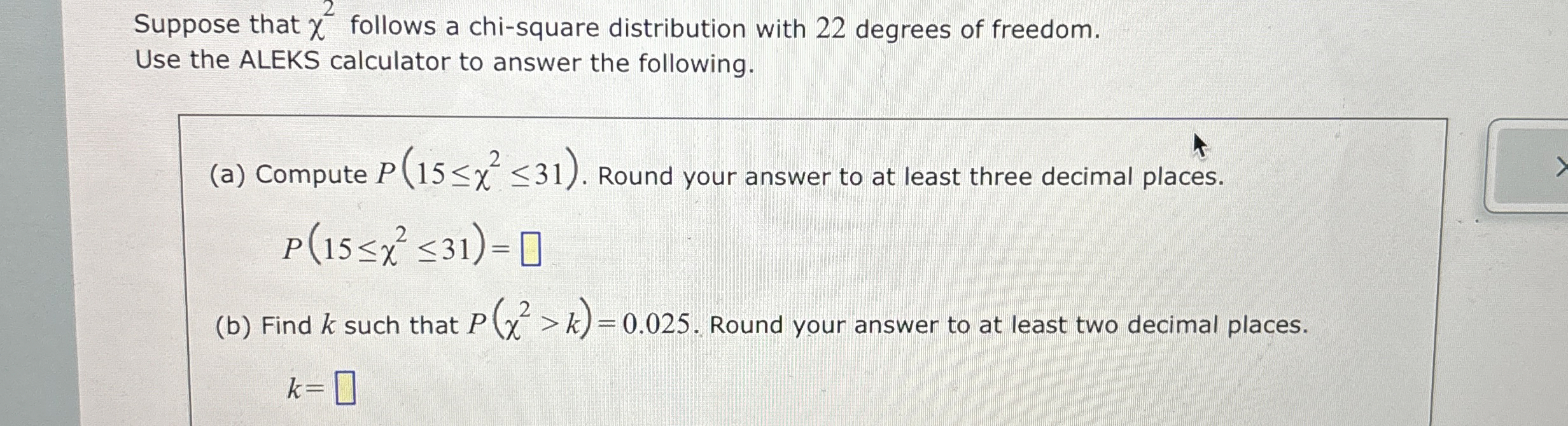 Solved Suppose that χ2 ﻿follows a chi-square distribution | Chegg.com
