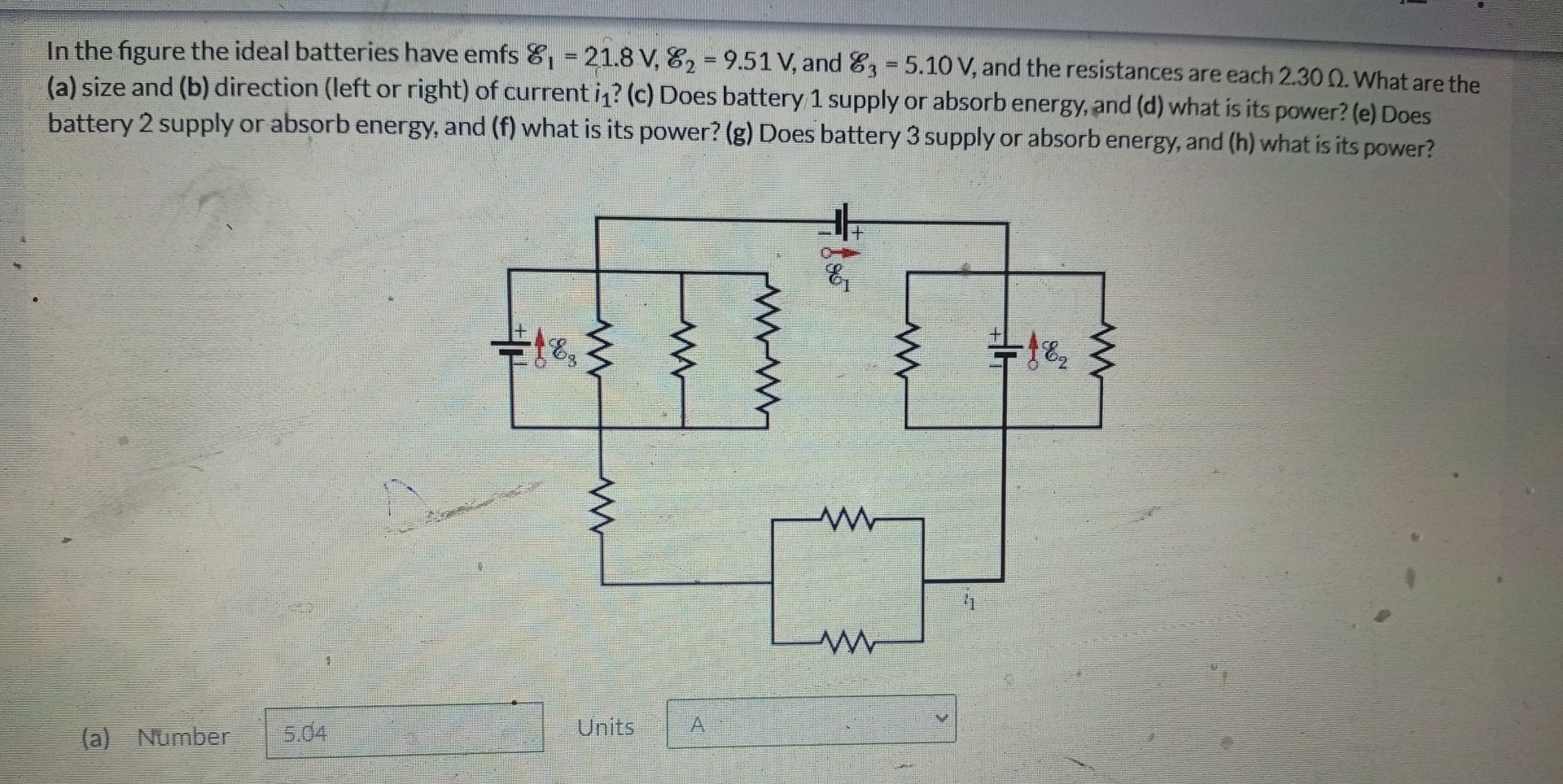 Solved In the figure the ideal batteries have emfs | Chegg.com