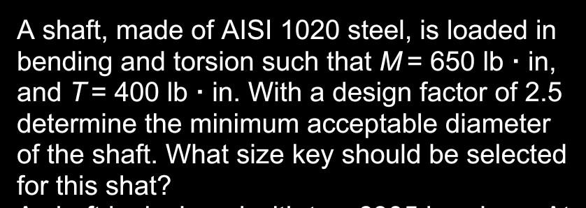 Solved Please show all steps. Determine the diameter of the | Chegg.com
