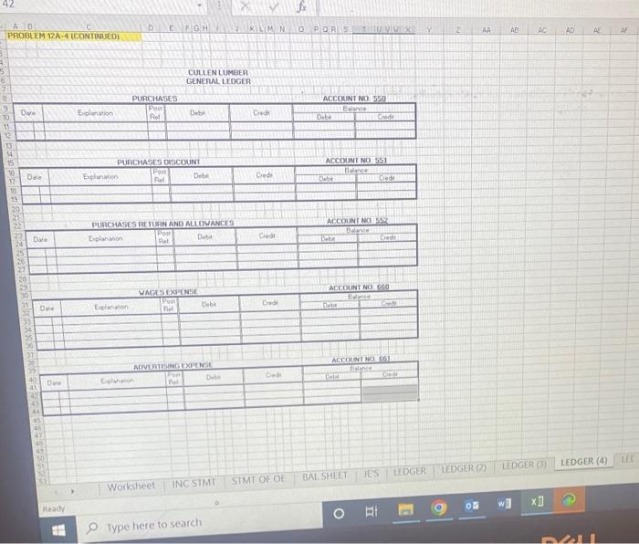 Solved 12A-4. Using the ledger balances and additional data | Chegg.com
