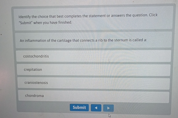 Solved Identify the choice that best completes the statement | Chegg.com