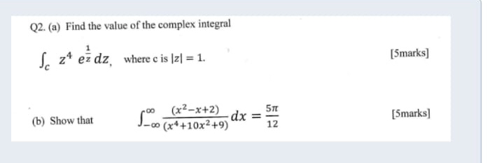 Solved Q2. (a) ﻿Find the value of the complex | Chegg.com