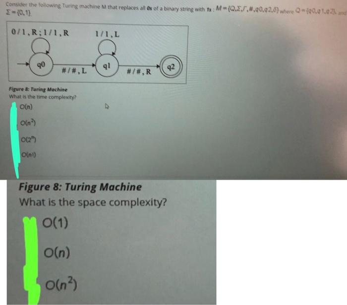 Solved Consider the following Turing machine that replaces | Chegg.com