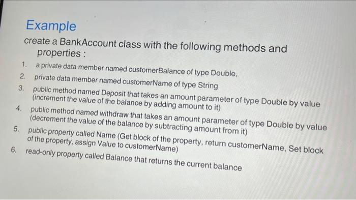 Solved how to write the following example as visual basic | Chegg.com
