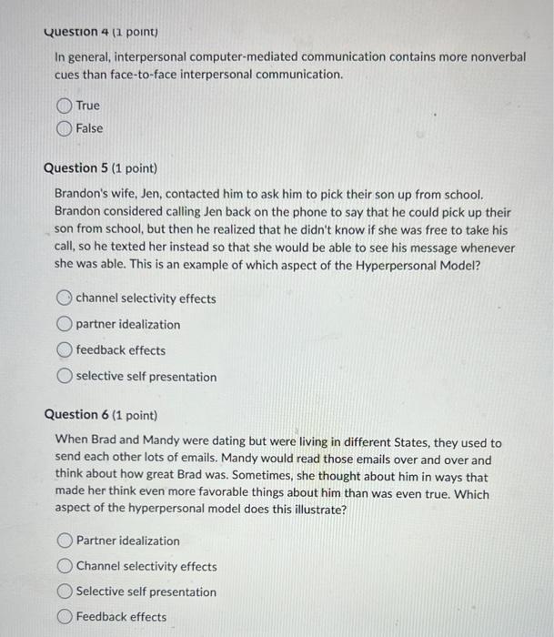 [solved] In General Interpersonal Computer Mediated Commu