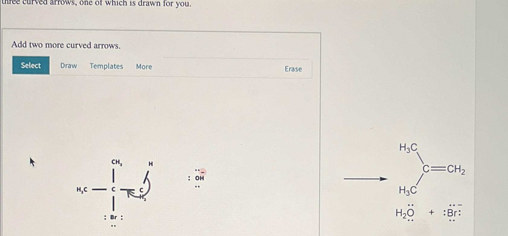 Solved three curved arrows, one of which is drawn for | Chegg.com Solved three curved arrows, one of which is drawn for | Chegg.com