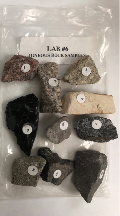 Solved LAB #6 IGNEOUS ROCK SAMPLES Figure 6.12 | Chegg.com