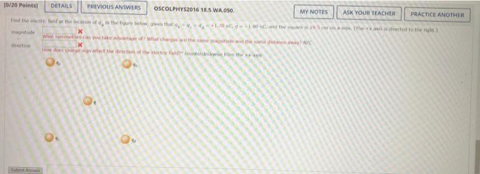 Solved 10 20 Points Details Previous Answers Oscolphys2016